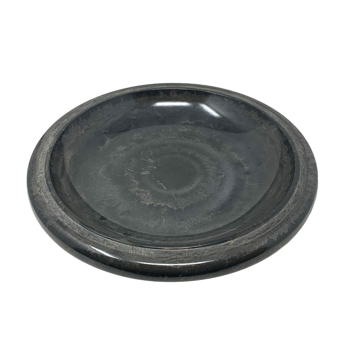 19" dia Gray Fiber Clay Birdbath Bowl — The Gardeners' Choice