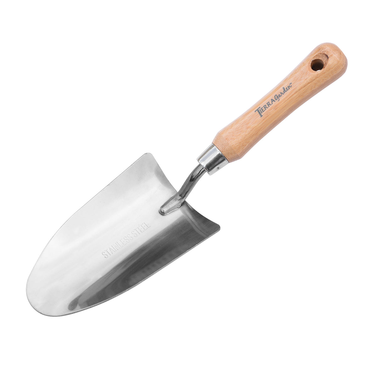 Stainless Steel Trowel with Bamboo Handle — The Gardeners' Choice